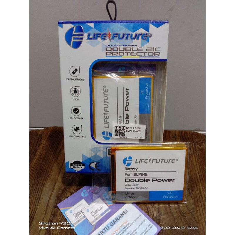 Jual BATRE LF OPPO A83 / BLP649 DOUBLE POWER | Shopee Indonesia