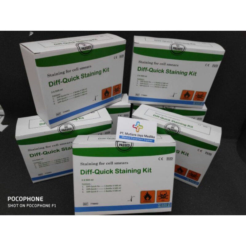Jual Pewarna Quick diff - diff kwik kemasan 3x500 ml/kit | Shopee Indonesia