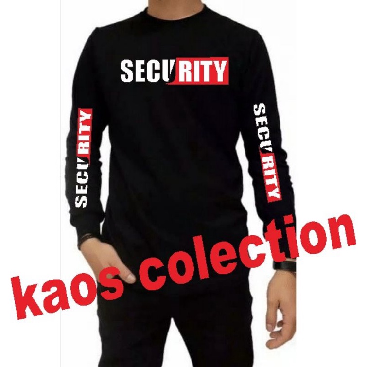 Jual BAJU SECURITY LENGAN PANJANG/KIRI/KANAN TULISAN SECURITY KOMINASI ...