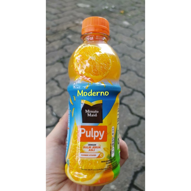 Jual Minute maid pulpy Orange 300ml - satuan botol | Shopee Indonesia