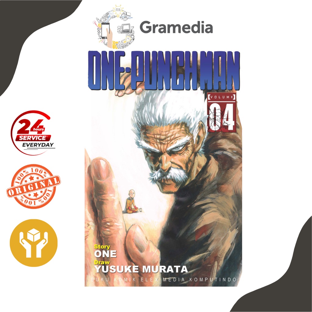 Jual Gramedia Mega - ONE PUNCH MAN 04 - ONE & YUSUKE MURATA | Shopee ...