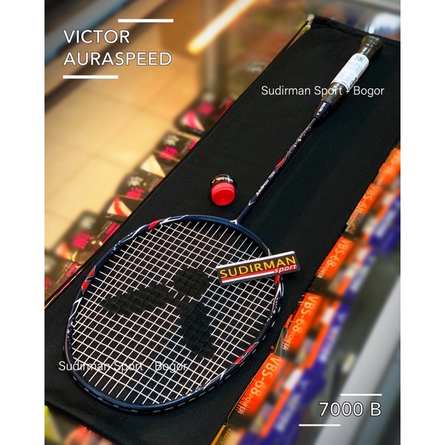 Jual New! PAKET KOMPLIT!! Raket Badminton Victor Aura Speed 7000 ...