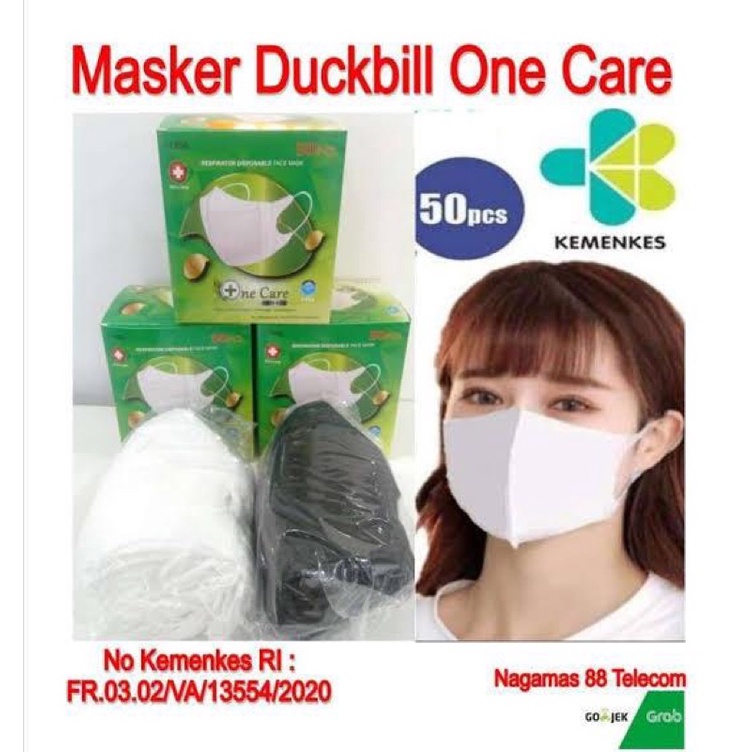 Jual MASKER duckbill alkindo 3play kemenkes face mask isi 50 | Shopee ...