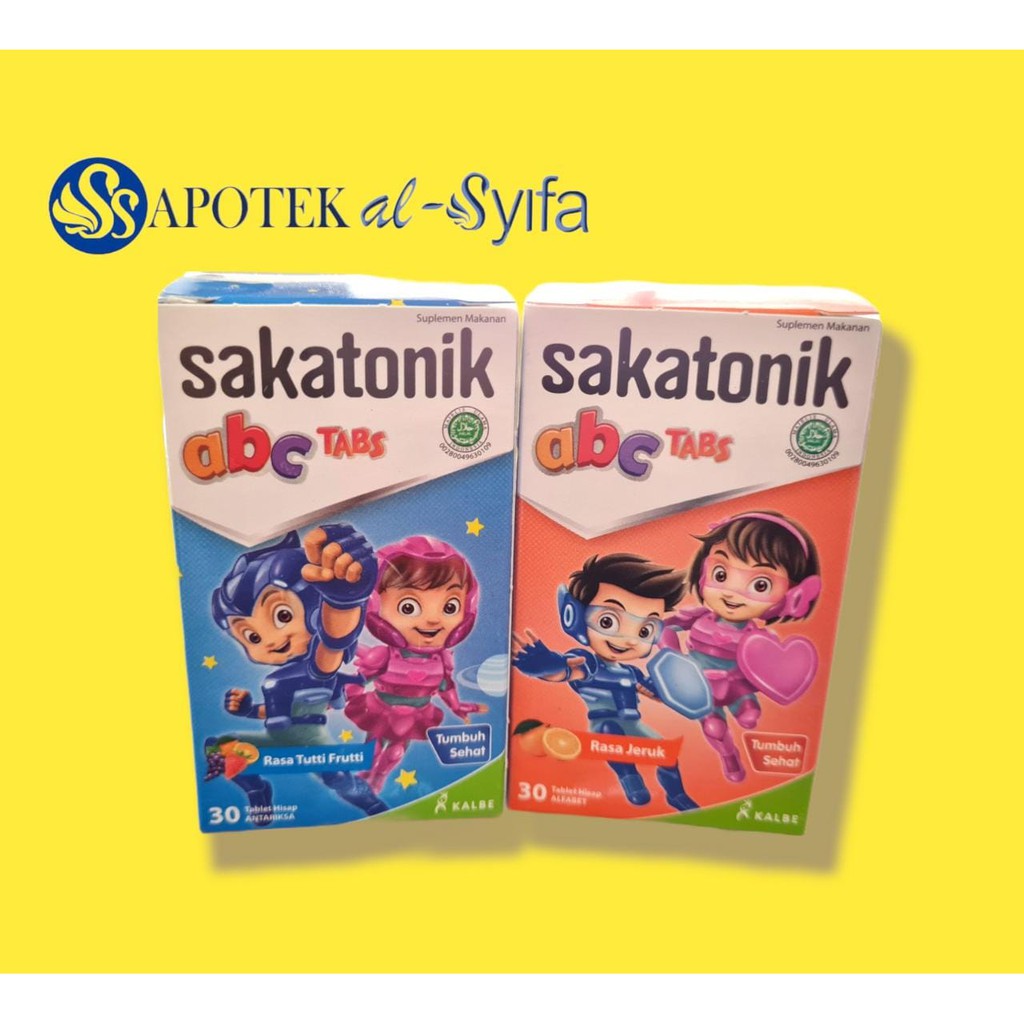 Jual Sakatonik ABC Tabs Multivitamin Anak isi 30 tablet | Shopee Indonesia
