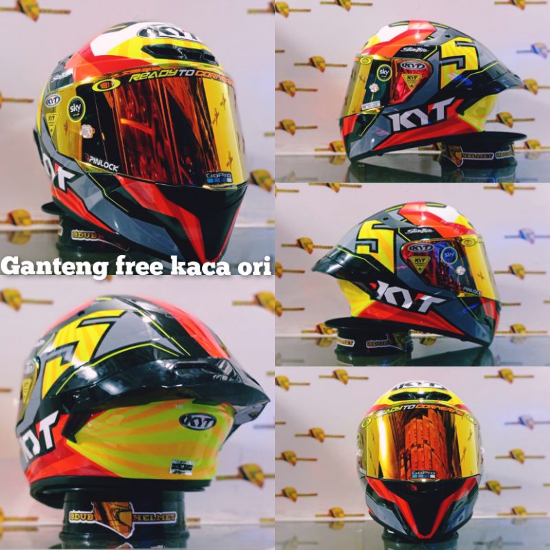 Jual Helm full face kyt tt course motif captain Amerika Venom carnage thor deadpool spiderman ...