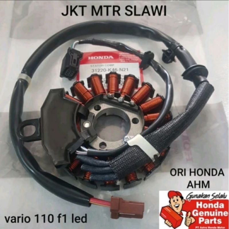 Jual 31220-K46-N21 stator comp, spull assy, stator assy vario 110 esp &, scoopy esp 2017-2020 ...