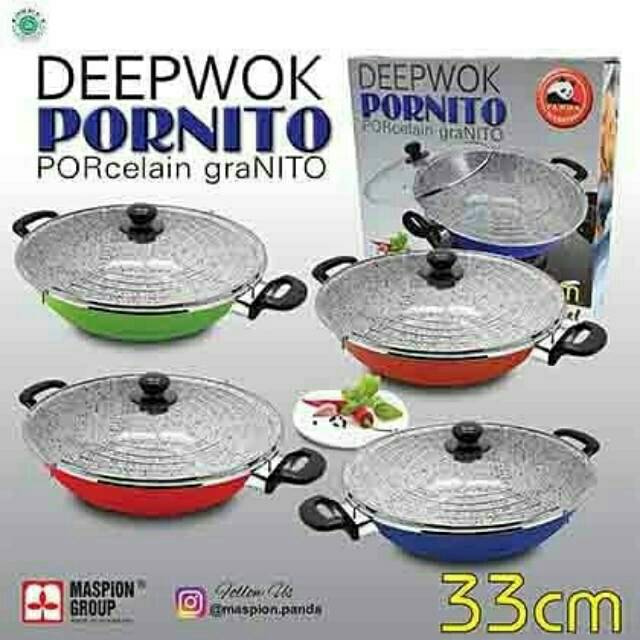 Jual Deepwok Pornito Wajan Anti Lengket 33cm | Shopee Indonesia