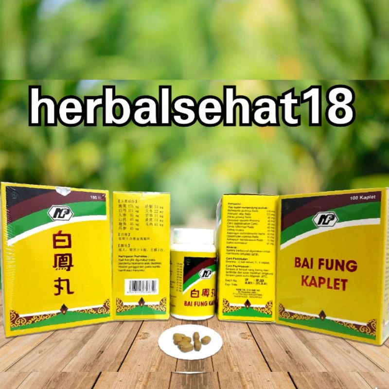 Jual Bai Fung Kaplet 100 Kaplet - Baifung Pai Fung Yen - Bai Feng Wan ...
