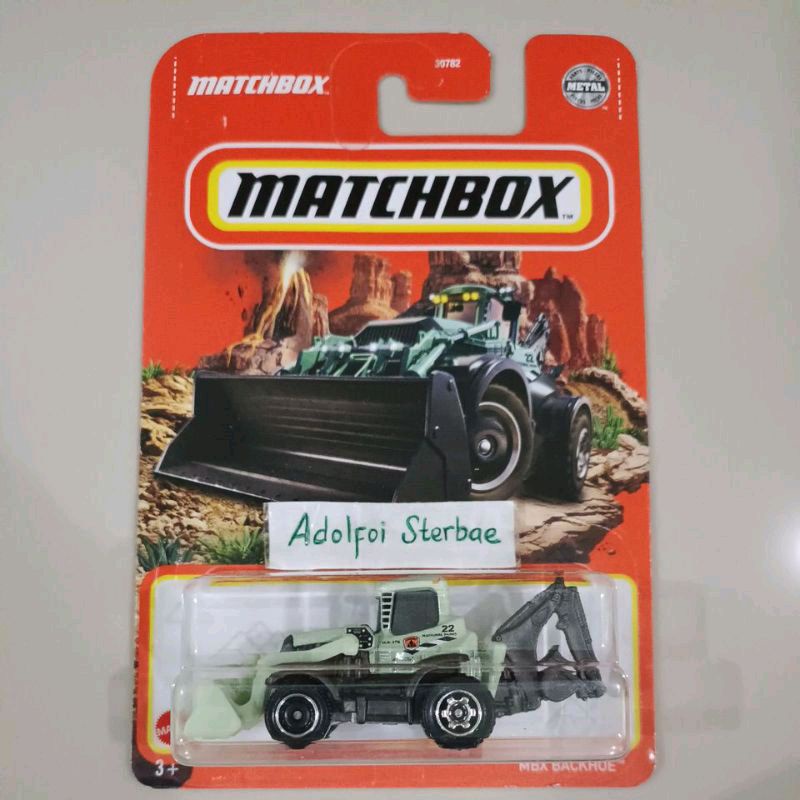 Jual matchbox mbx backhoe back hoe mbx countryside mbx construction ...