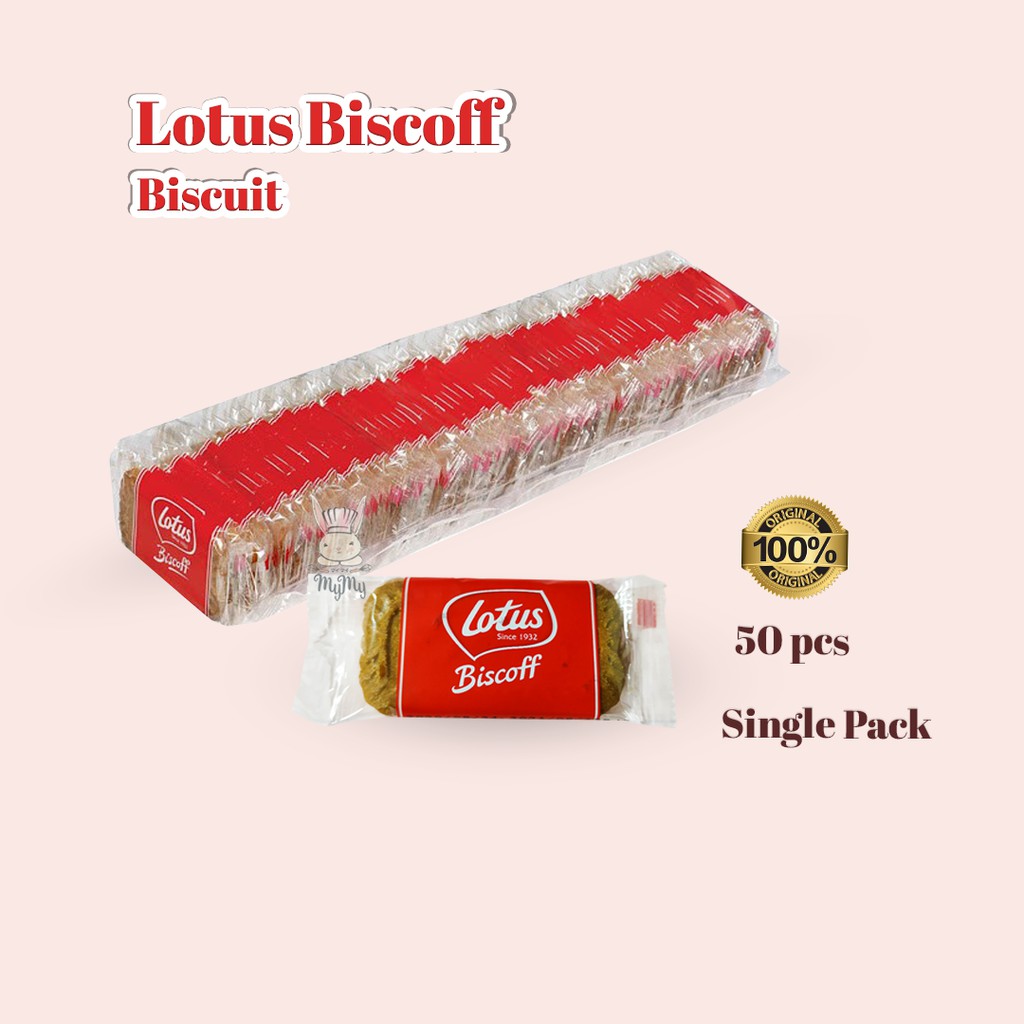 Jual Lotus Biscoff isi 50 pcs kemasan single pack | Shopee Indonesia