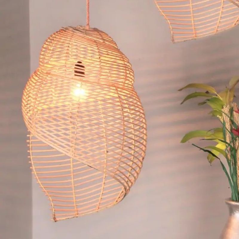 Jual lampion rotan gantung / lampion rotan / lampion / lampion ...