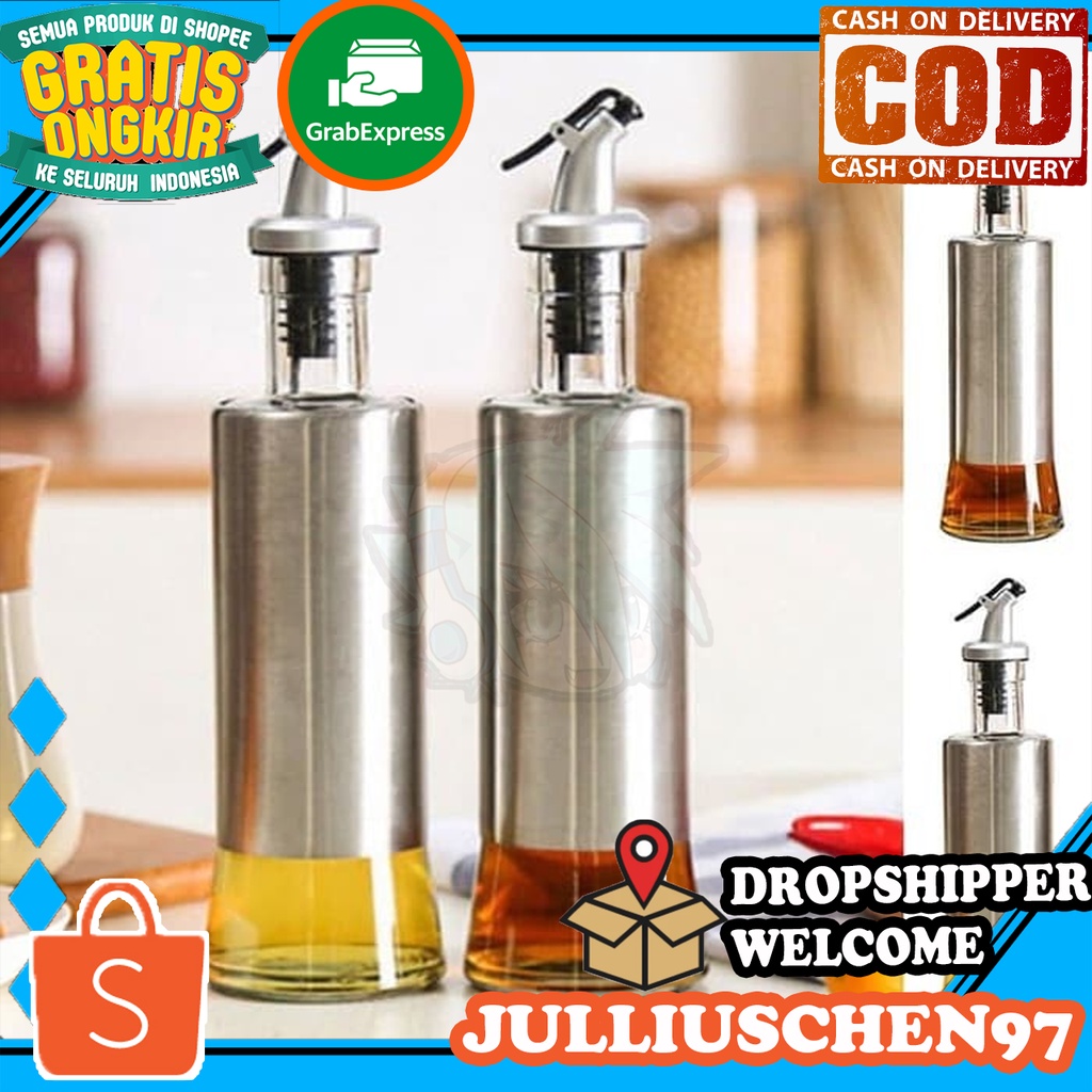 Jual JJ CHEN Botol Minyak / Botol Wine/Botol Olive Oil / Botol Kaca ...