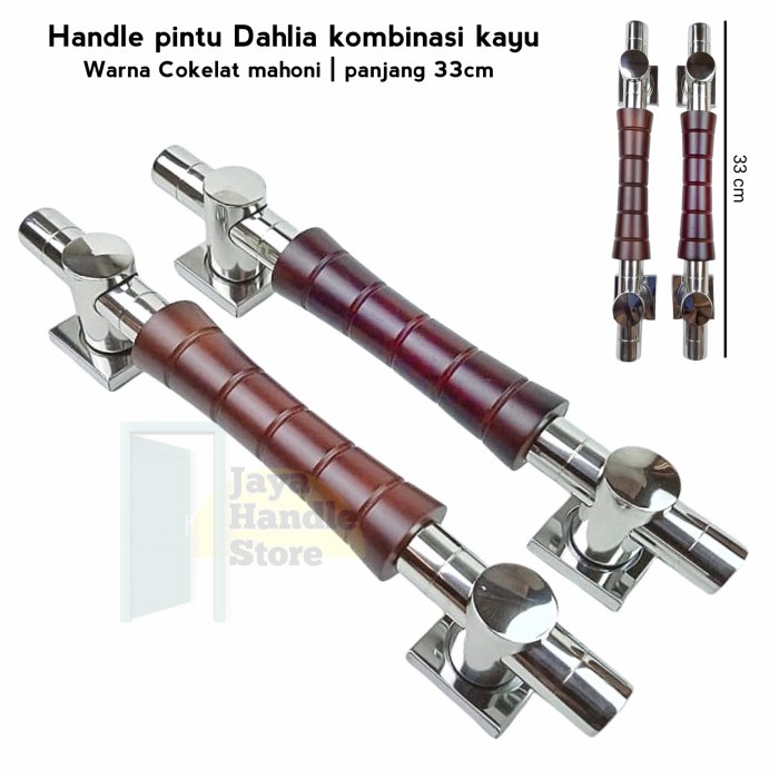 Jual handle pintu rumah minimalis/gagang pintu kayu Dahlia | Shopee ...