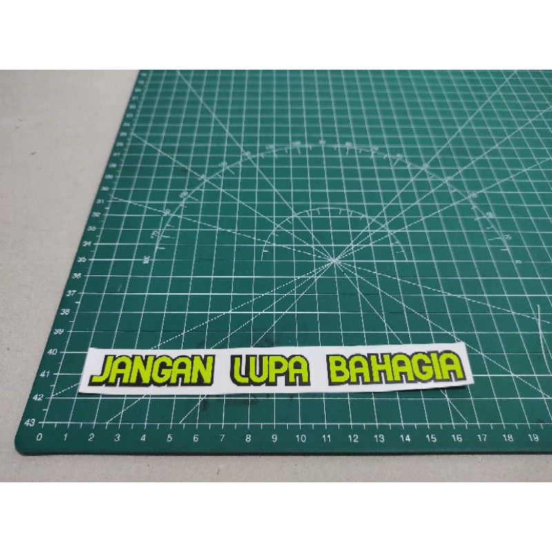 Jual stiker jangan lupa bahagia | Shopee Indonesia