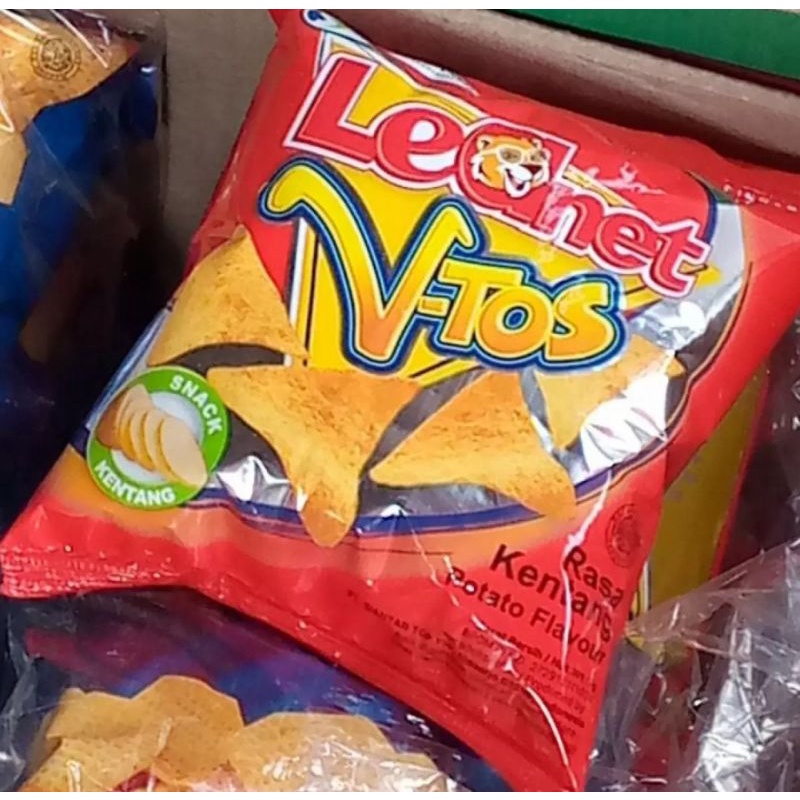 Jual Snack Chiki LEONET V-TOS rasa kentang 10 pcs 7 gr RZ galery ...