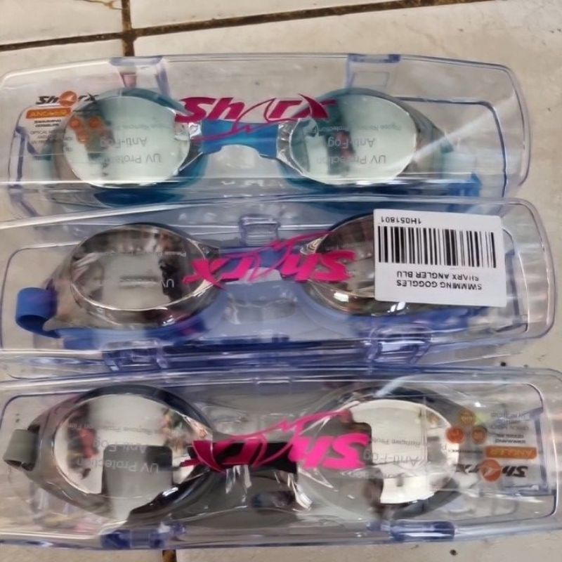 Jual Kacamata renang shark angler+box+tutup telinga. | Shopee Indonesia Jual Kacamata renang shark angler+box+tutup telinga. | Shopee Indonesia