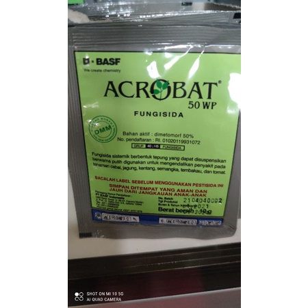 Jual ACROBAT 10GR(jaminan asli) FUNGISIDA DIMETOMORF 50WP | Shopee ...