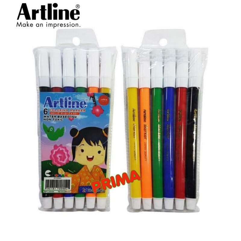 Jual SPIDOL SET / SPIDOL WARNA / SPIDOL ISI 6 WARNA ARTLINE | Shopee ...