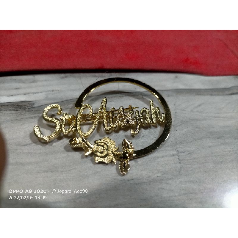 Jual Bros Nama Lapis Emas Pembuatan 3 Hari | Shopee Indonesia