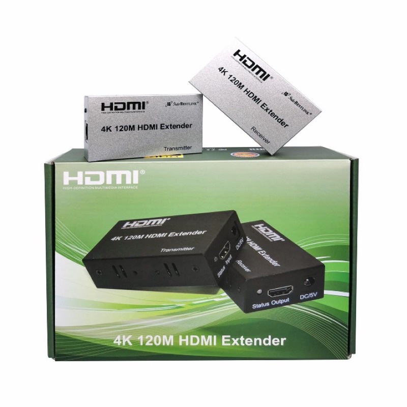 Jual HDMI EXTENDER 120M By LAN CAT 5e/CAT 6 / HDMI EXTENDER 120METER | Shopee Indonesia