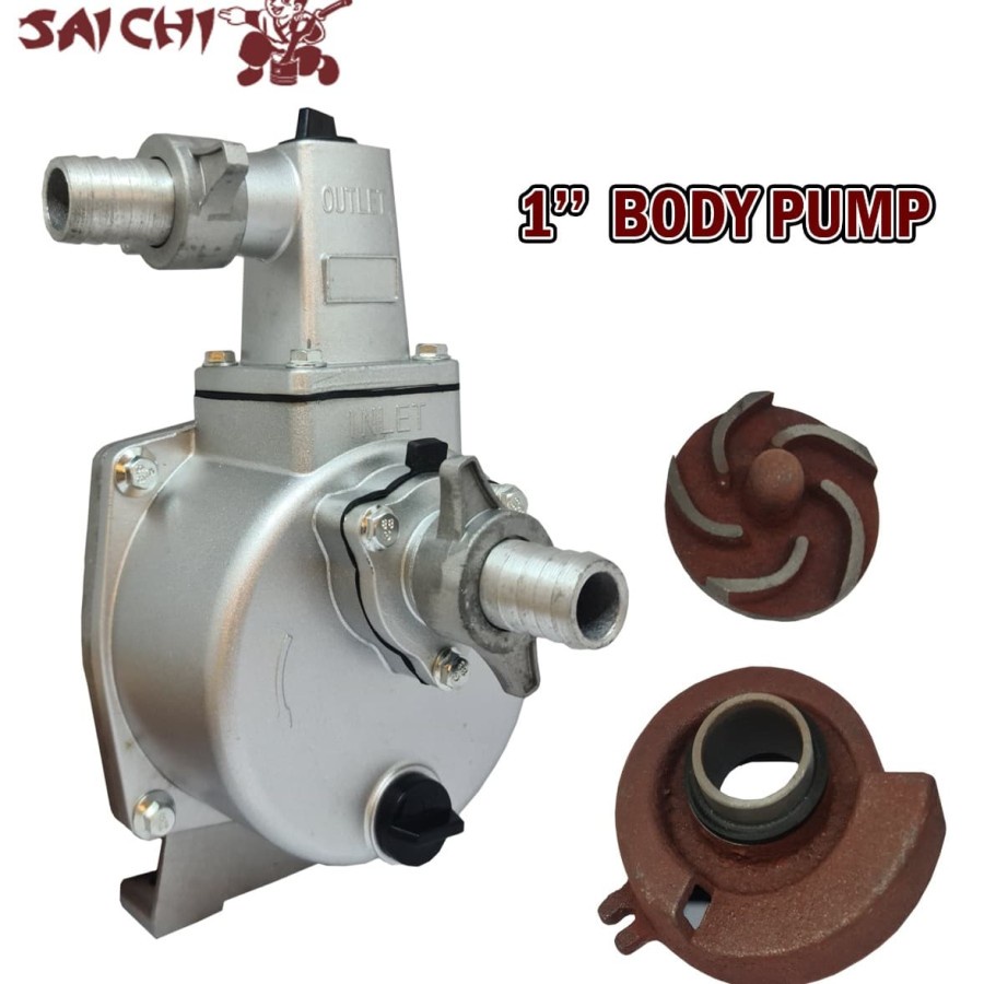 Jual Body Pump Pompa Alkon Water Pump 1" 1 Inchi 1 Inch SAICHI | Shopee ...