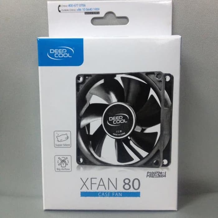 Jual Deepcool XFan 80 Black with Hydro Bearing - Fan Casing 8cm 1800Rpm ...