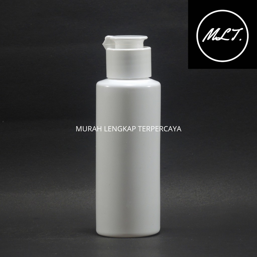 Jual BOTOL FLIPTOP 100ML PUTIH BOTOL RF 100ML KOTAK FLIPTOP JAMUR | Shopee Indonesia