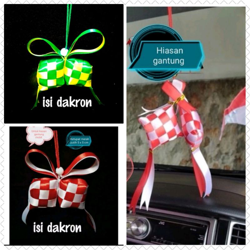 Jual BENDERA MERAH PUTIH SILANG MOBIL/ikat kepala /Motor BENDERA HUT RI ...