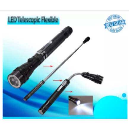 Jual LED Telescopic Flexible Magnetic Pick Up Flashlight | Shopee Indonesia