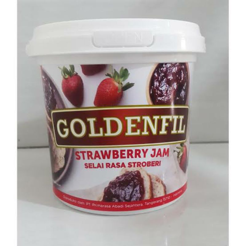 Jual GOLDENFILL STRAWBERRY JAM 1KG | Shopee Indonesia