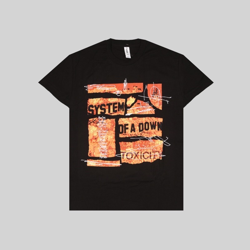 Jual TS SYSTEM OF A DOWN - TOXICITY SONGS ( ROCK MERCH ) | Shopee Indonesia