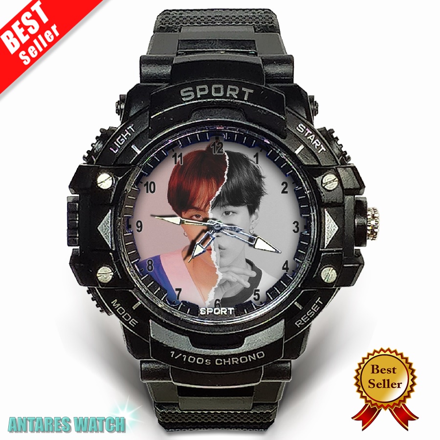 Jual (Exclusive) Jam Tangan K-POP BTS SUGA (Keren) | Shopee Indonesia