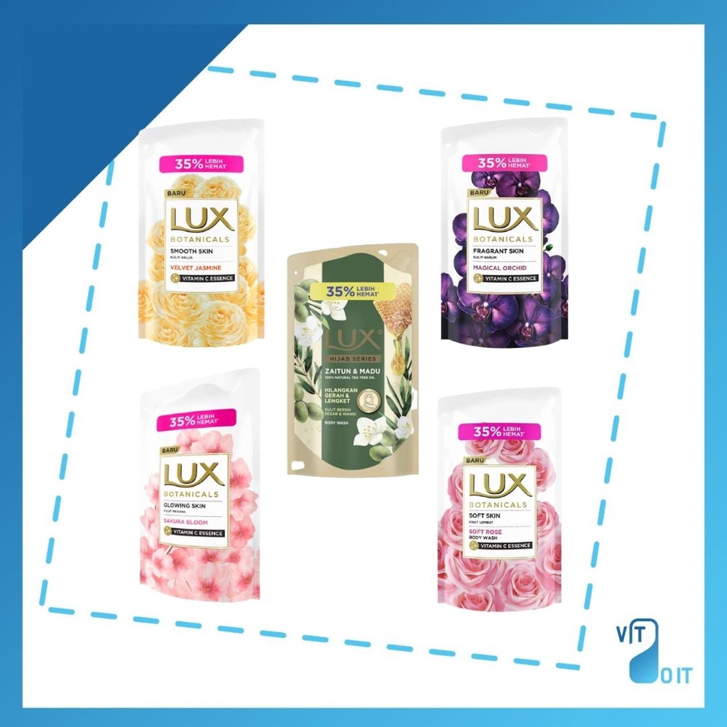 Jual Lux Body Wash Refill 800ml / 800 ML - Lux Sabun Mandi Cair | Shopee Indonesia