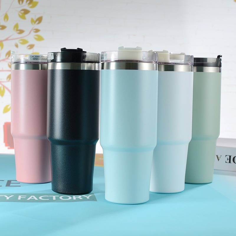 Jual BTL006 Botol Minum Tumblr Termos Sedotan Aluminium Tahan Panas ...