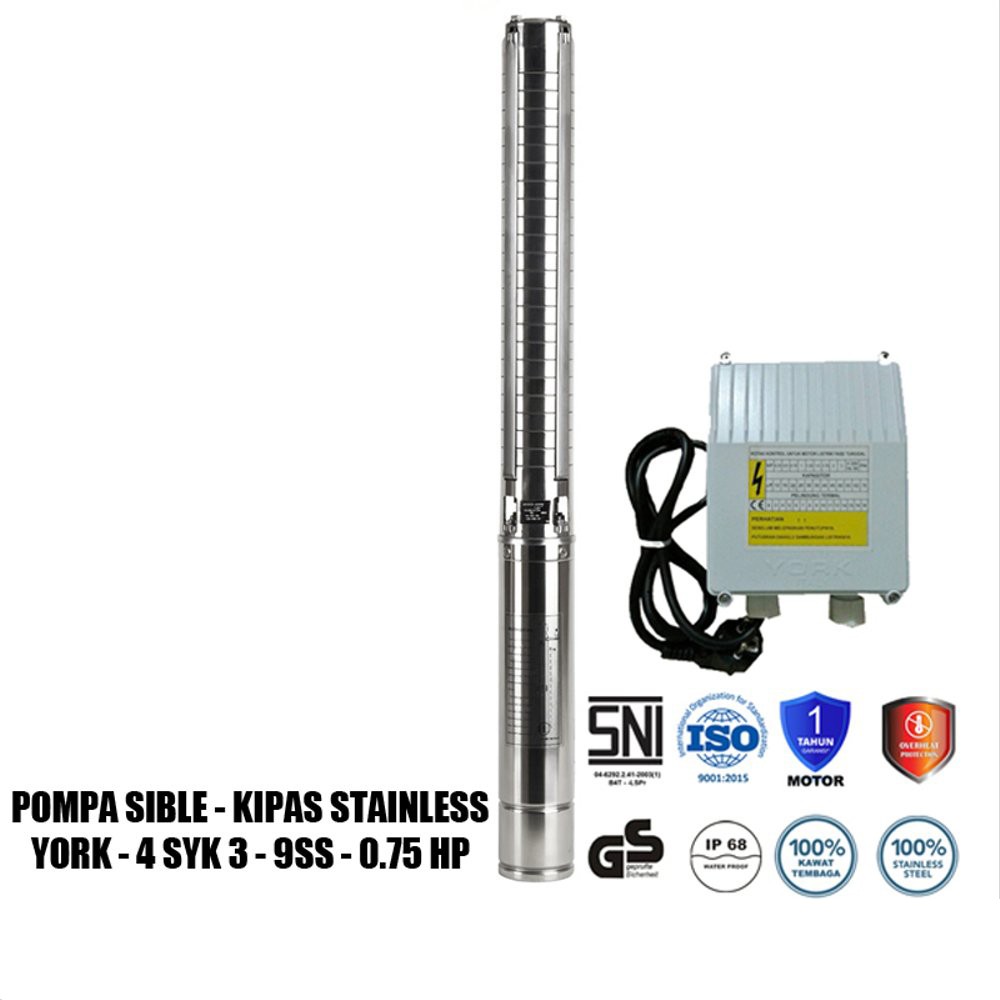 Jual YORK POMPA SATELITE / SIBLE SP 3/4 HP (4 SYK 3 -9SS) | Shopee ...