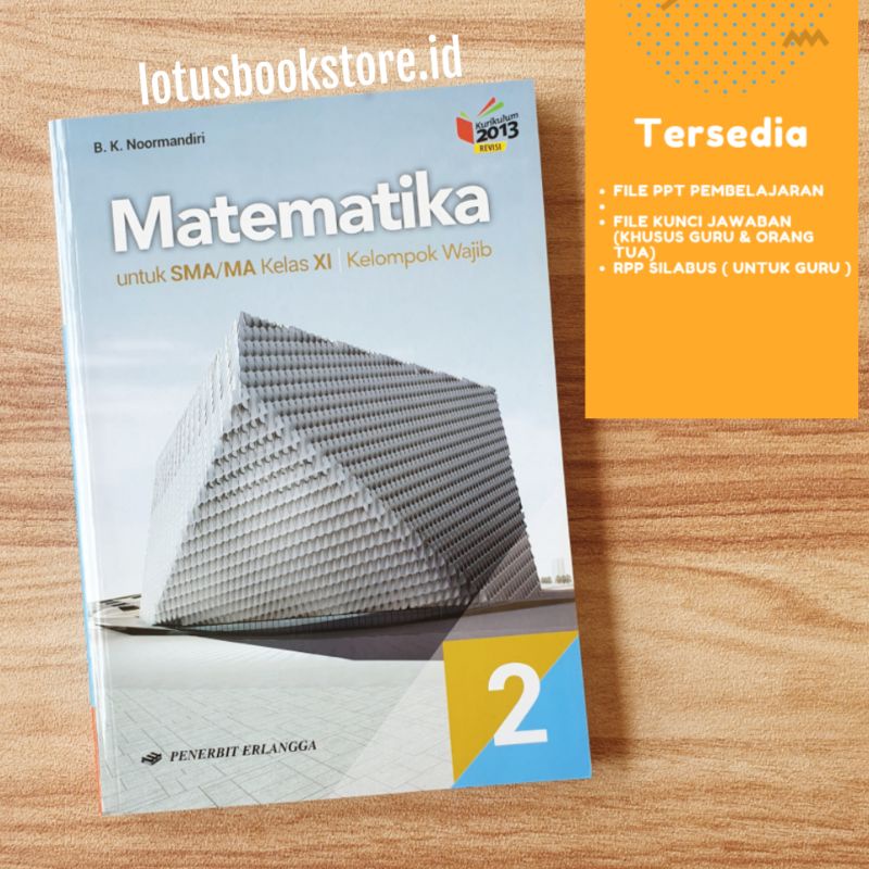 Jual Matematika SMA Kelas 11 - Noormandiri - Kelompok Wajib - K.2013 Revisi- Penerbit Erlangga ...