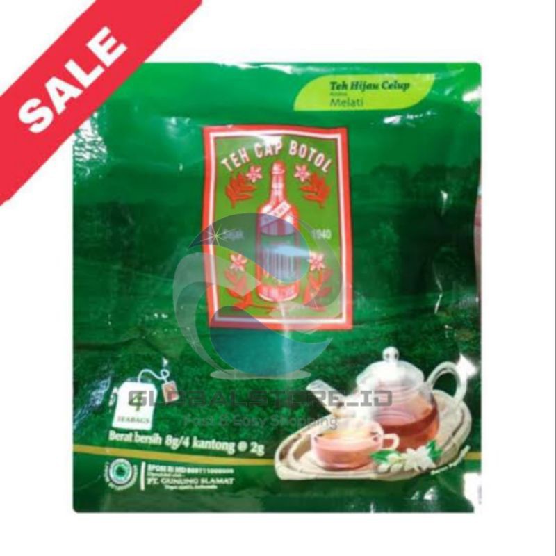 Jual Teh cap botol teh hijau melati 8gr | Shopee Indonesia