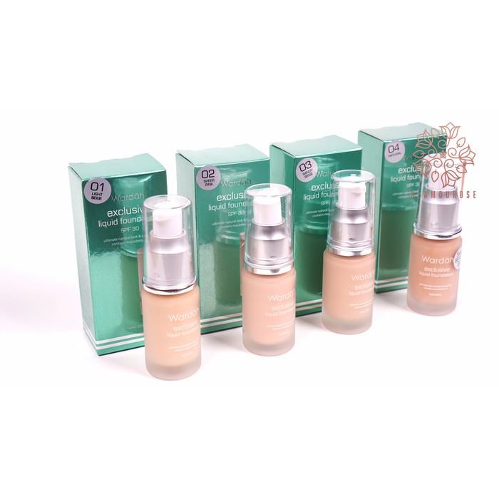 Jual Wardah Exclusive Liquid Foundation 20 ml | Shopee Indonesia