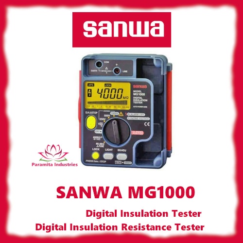 Jual sanwa insulation MG1000 resistence tester megger 1000v 1 KV ...