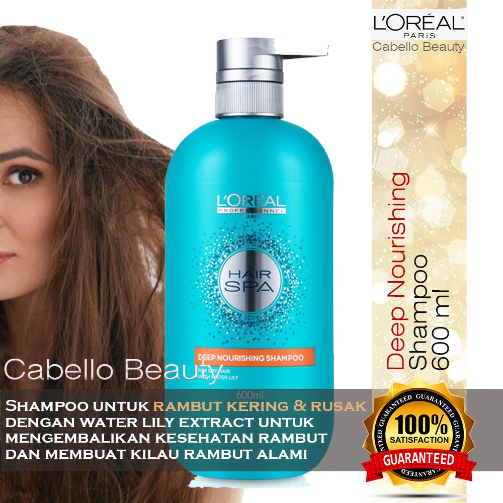 Jual LOREAL SHAMPO PROFESSIONNEL HAIR SPA DEEP NOURISHING SHAMPOO 600 ...