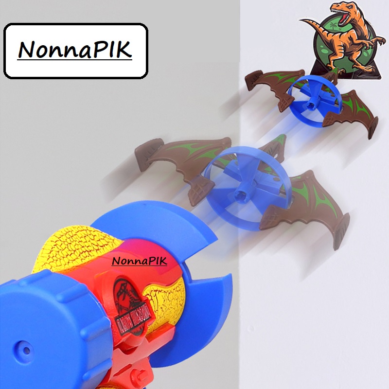 Jual Pterodactyl firing gun press trigger long range kids toys target ...