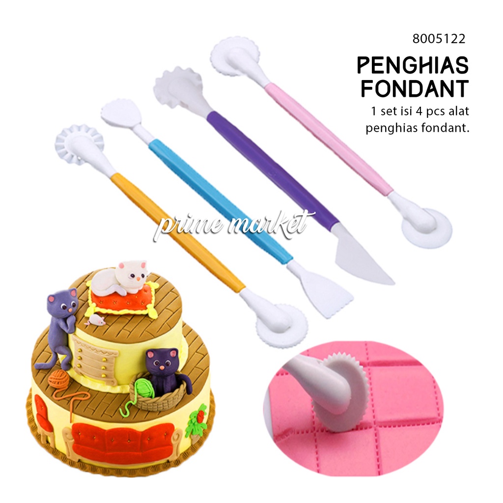 Jual Fondant Carving Set / Fondant Molding Tools / Alat Dekorasi Kue ...