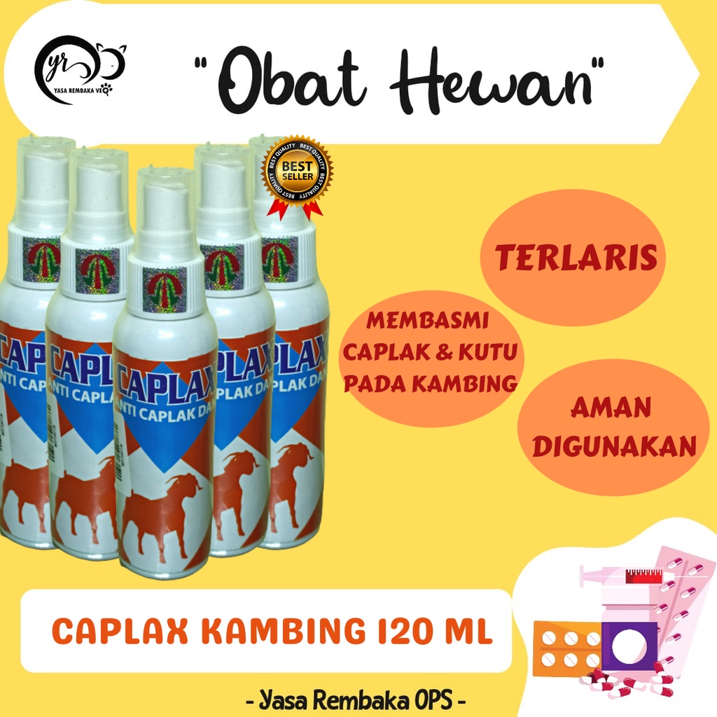 Jual CAPLAX KAMBING (Spray) 120ml - Obat Anti Caplax Dan Kutu Kambing ...