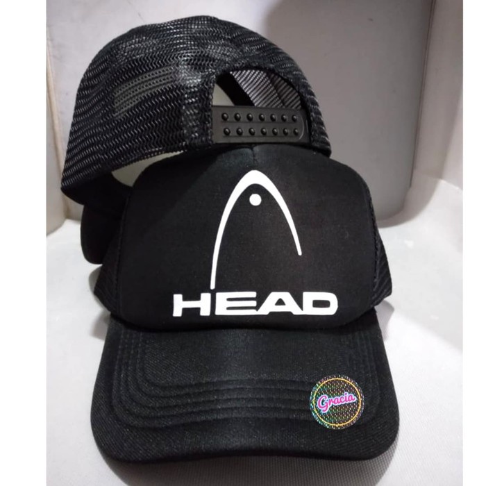 Jual TOPI TRUCKER JARING DISTRO TENNIS HEAD TENIS POLOS CUSTOM ...