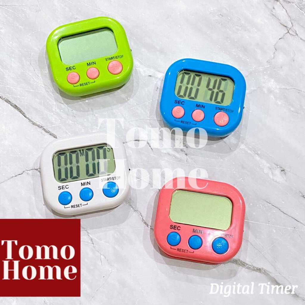 Jual TOMO HOME Digital Kitchen Timer & Stopwatch Alarm Masak Dapur Roti / alarm Kue Cute Magnet ...
