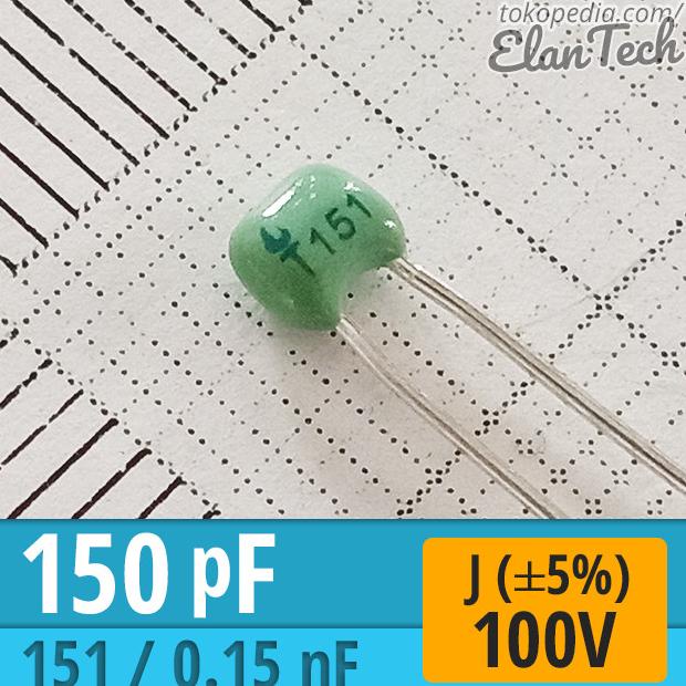 Jual 150pF / 151 MLCC Torch Ceramic Capacitor 150 pF Kapasitor elant33 ...