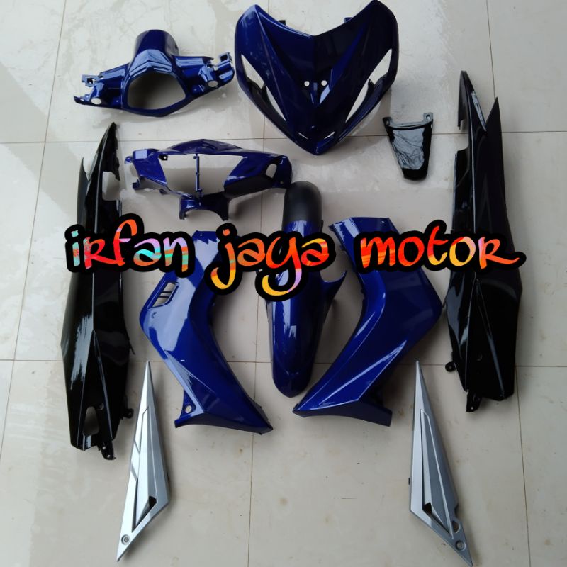 Jual Cover body halus Yamaha Jupiter MX lama biru hitam | Shopee Indonesia