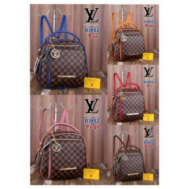 Jual Tas ransel lv D3852 (3d) | Shopee Indonesia