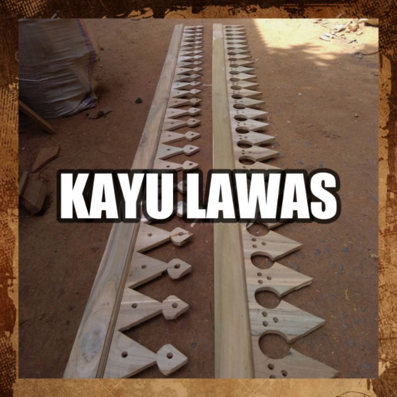 Jual Lisplang atap rumah kayu jati lawas murah | Shopee Indonesia