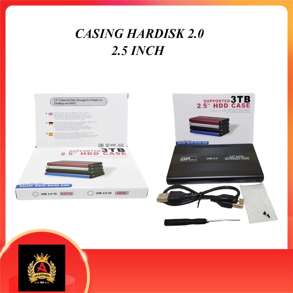 Jual Casing Hardisk External 2.5" SATA USB 2.0 HDD / CASING HDD | Shopee Indonesia